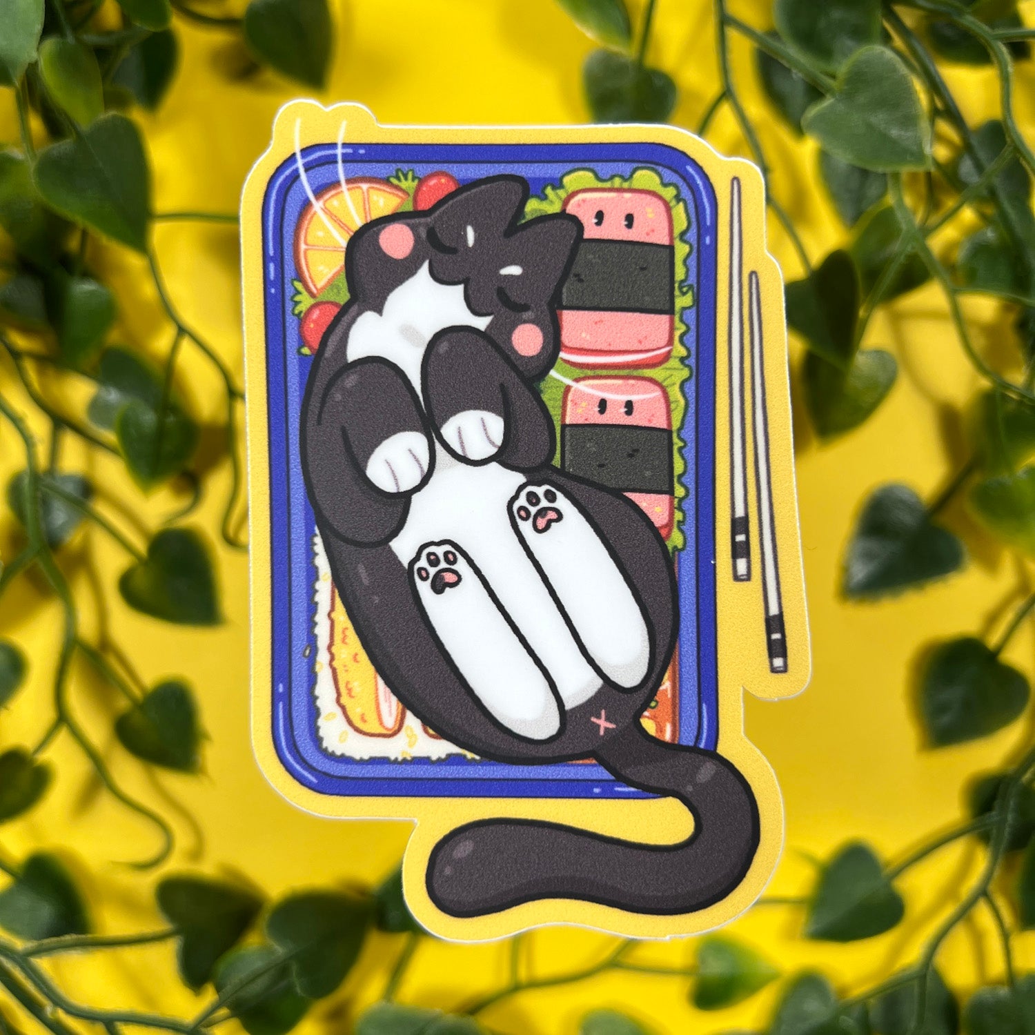 Bento Boy | Vinyl Sticker – Art by Tuna